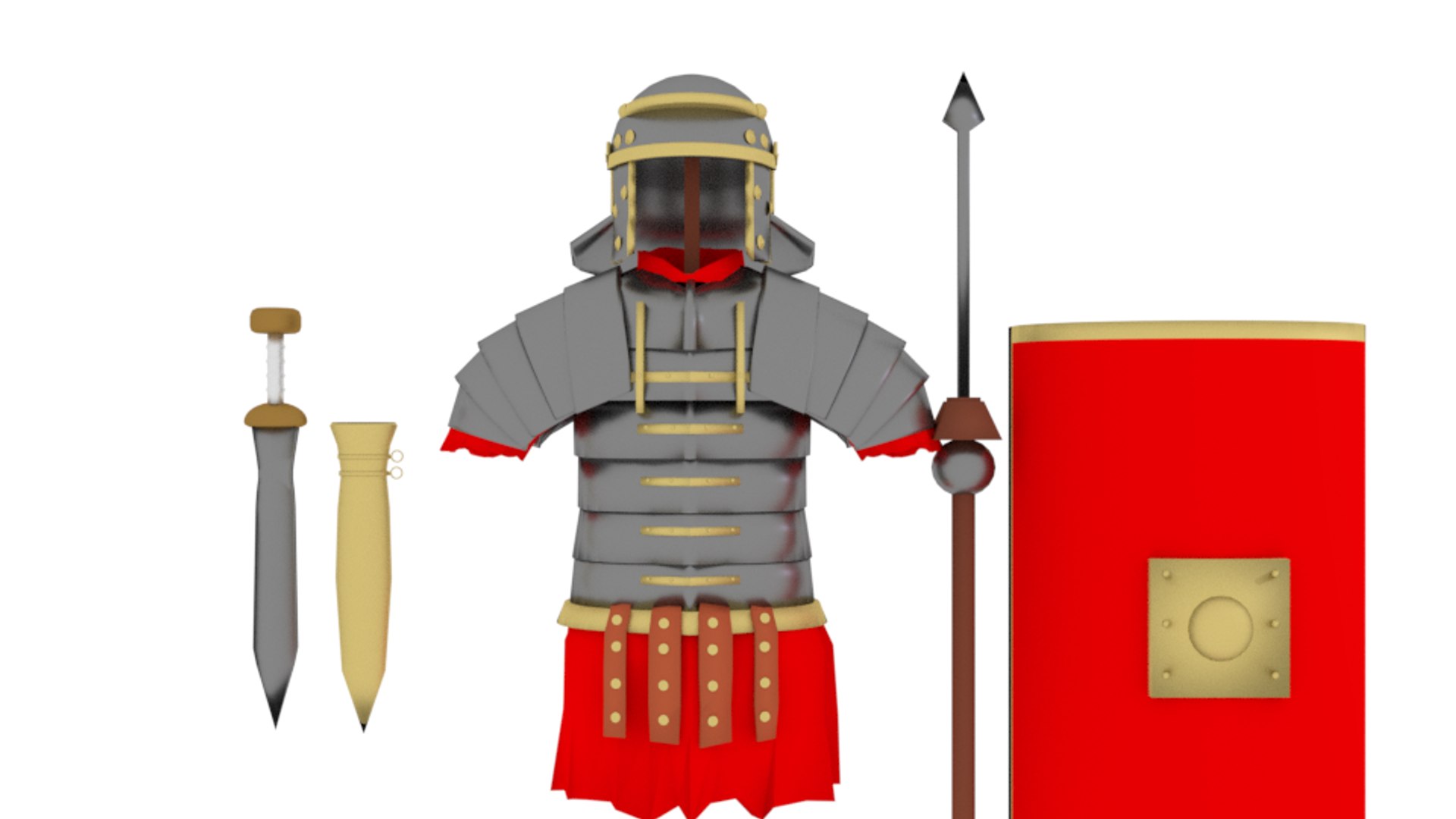 3D Roman Set - TurboSquid 1266763