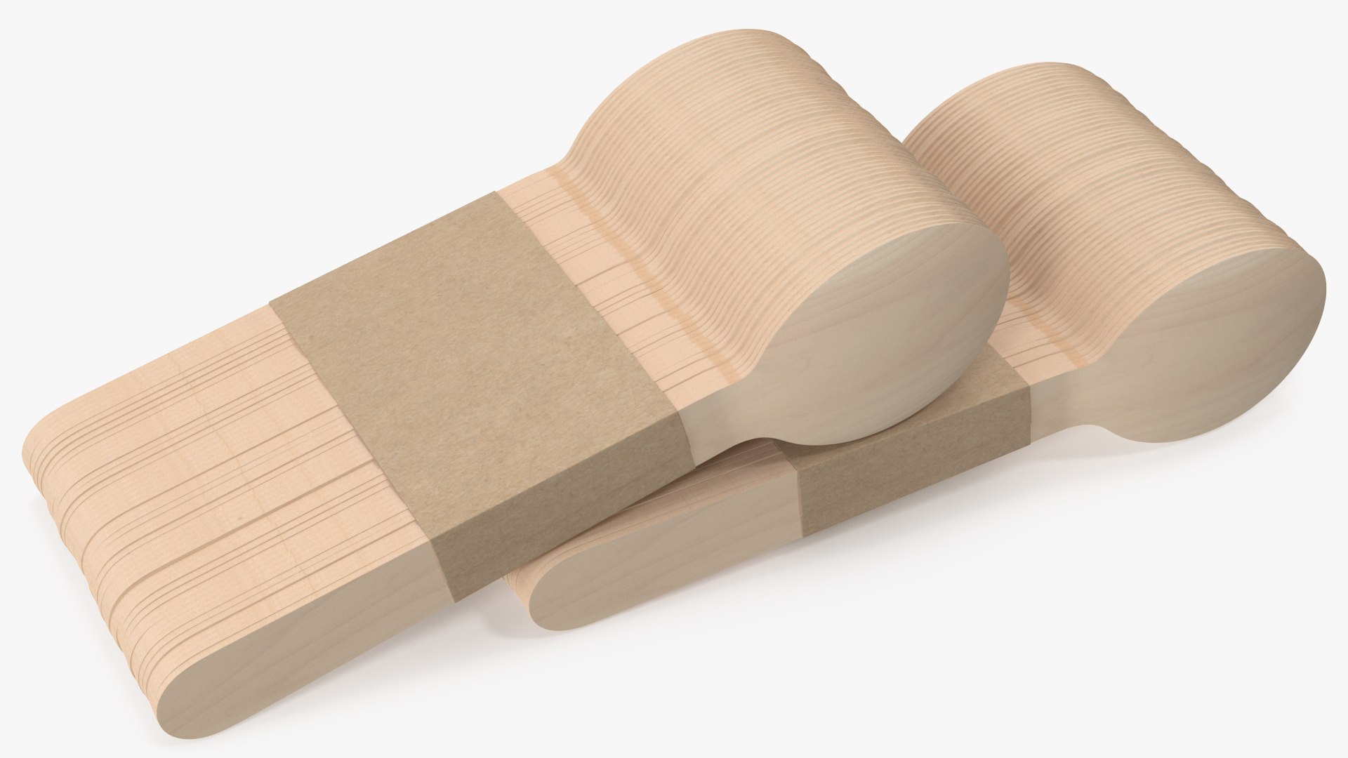 3D model wooden spoons box - TurboSquid 1703617