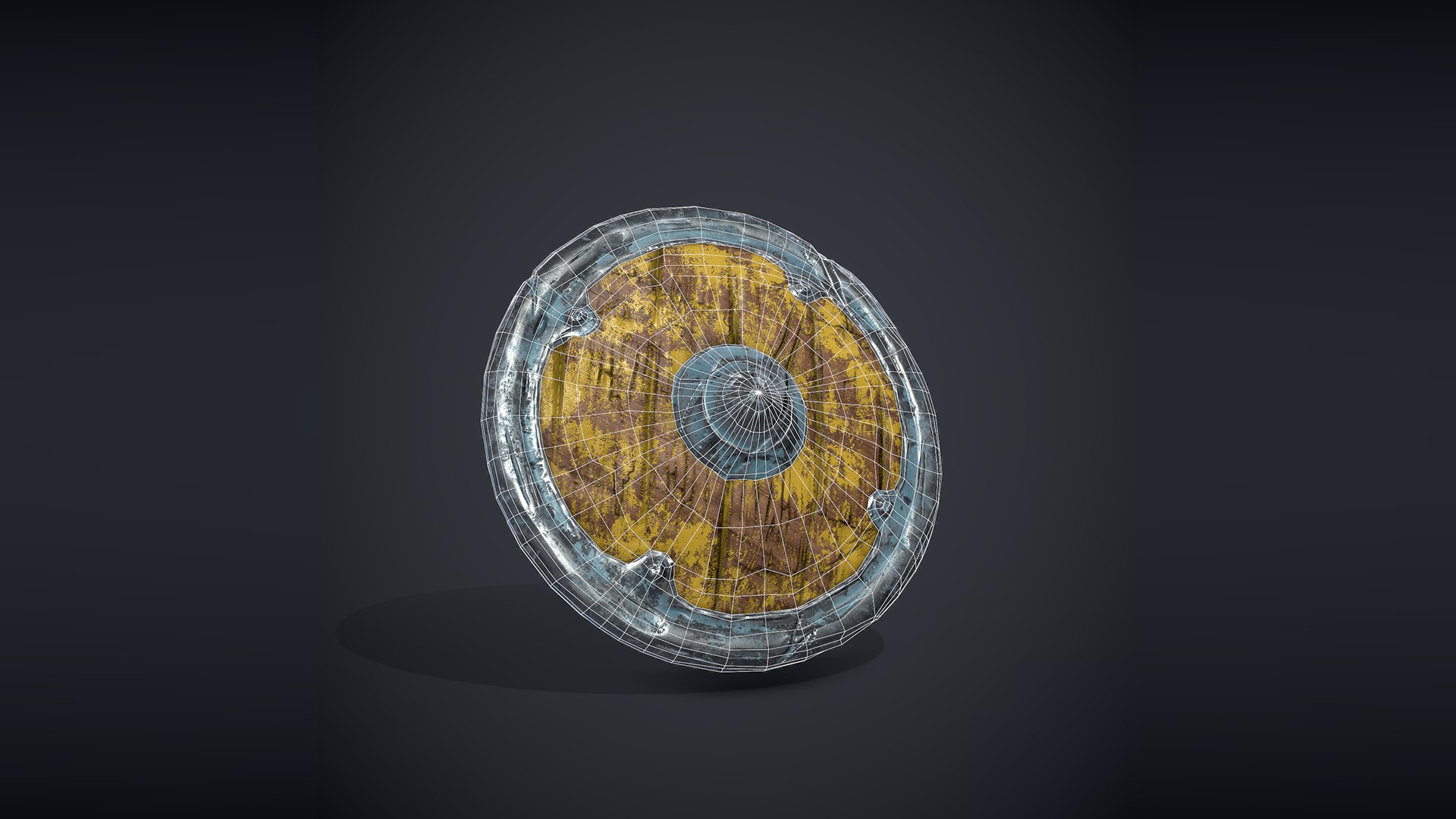 Shield Low Poly 3D Model - TurboSquid 2118572