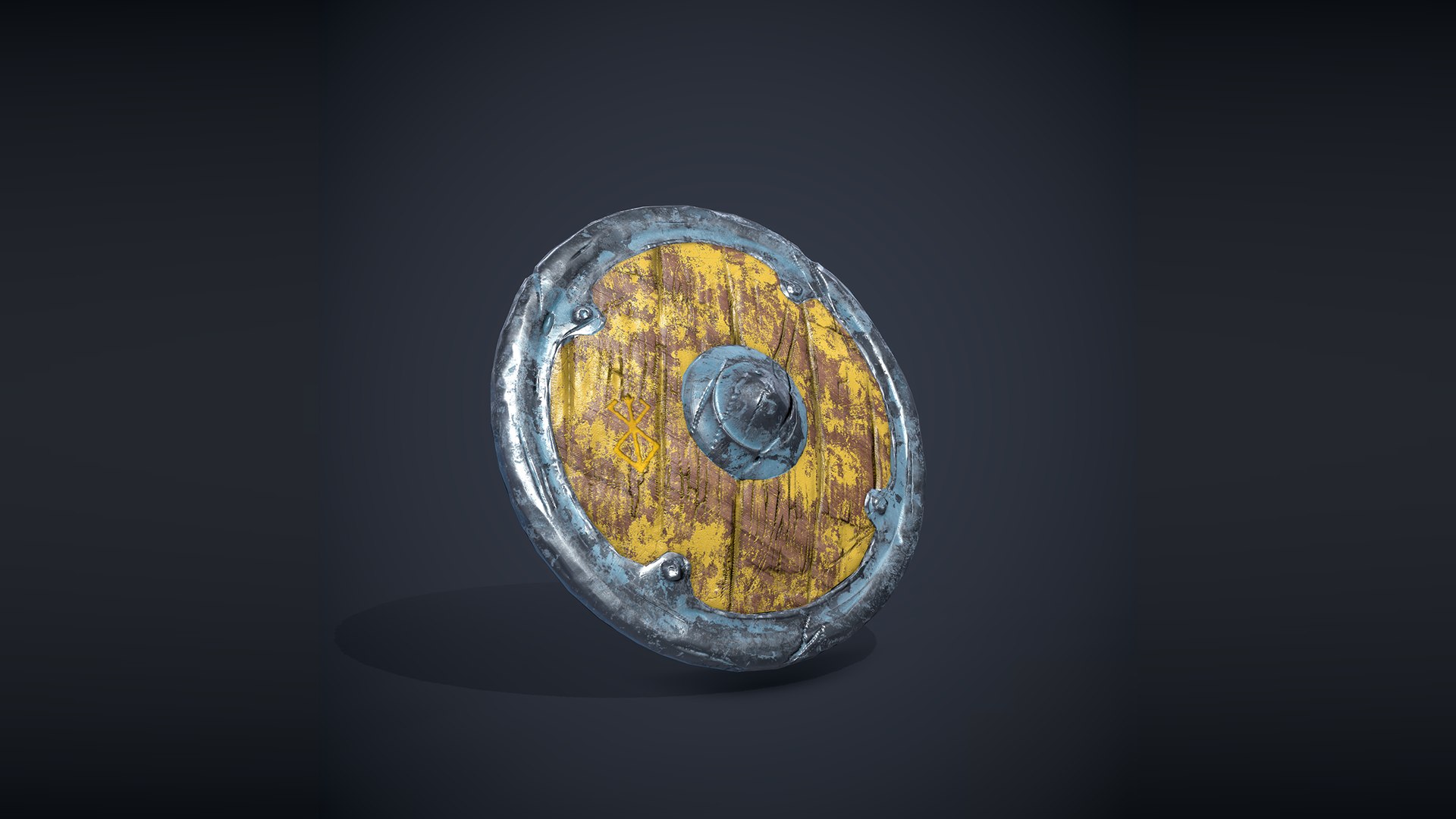 Shield Low Poly 3D Model - TurboSquid 2118572