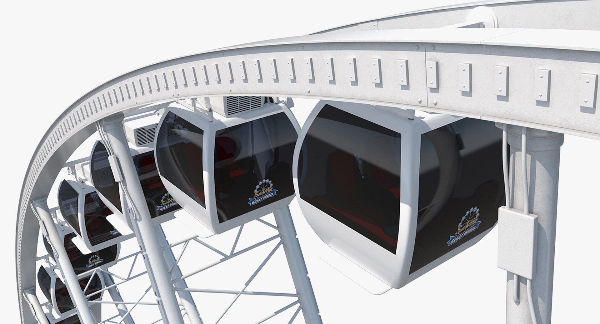 Seattle great ferris wheel 3D - TurboSquid 1398434