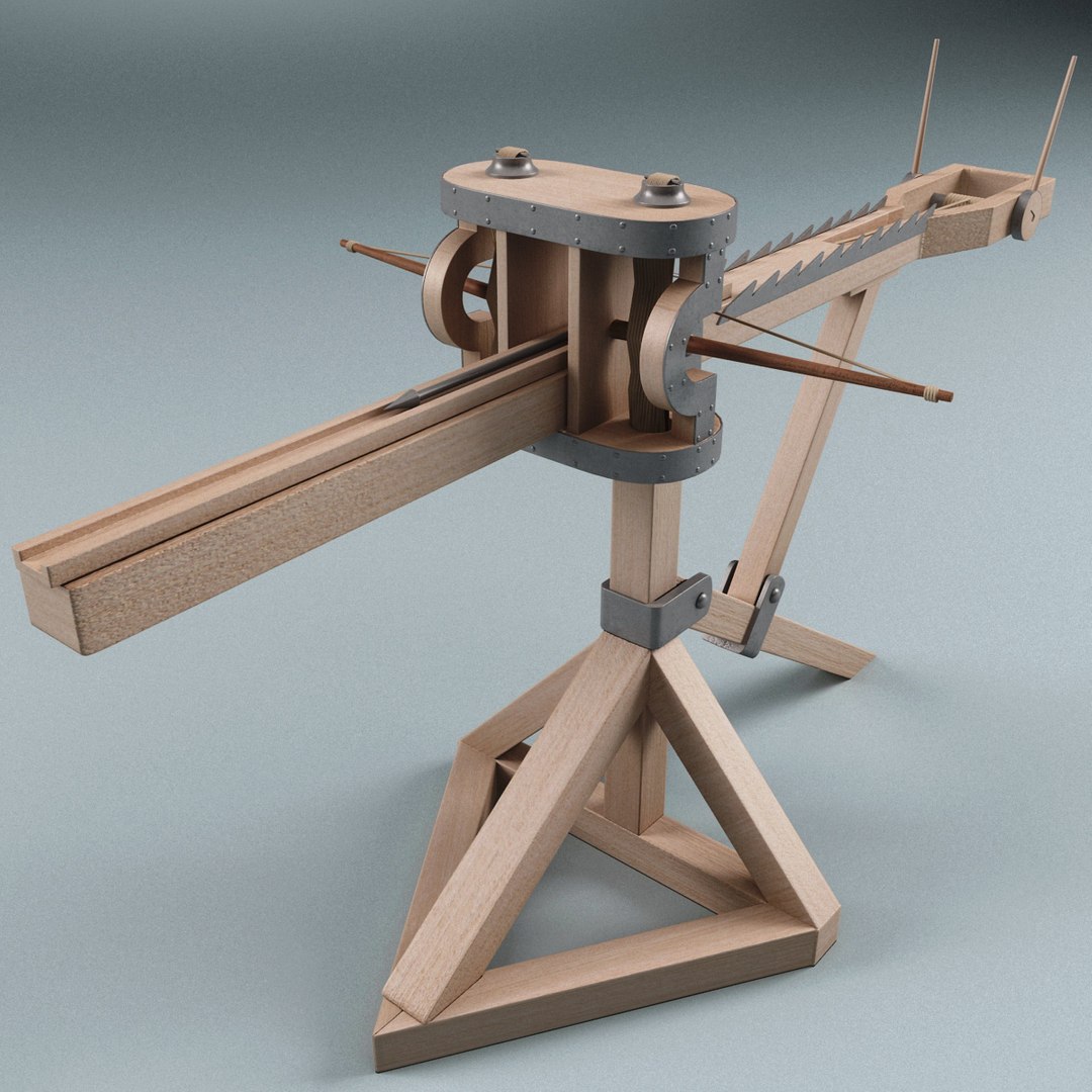medieval ballistas 3d obj
