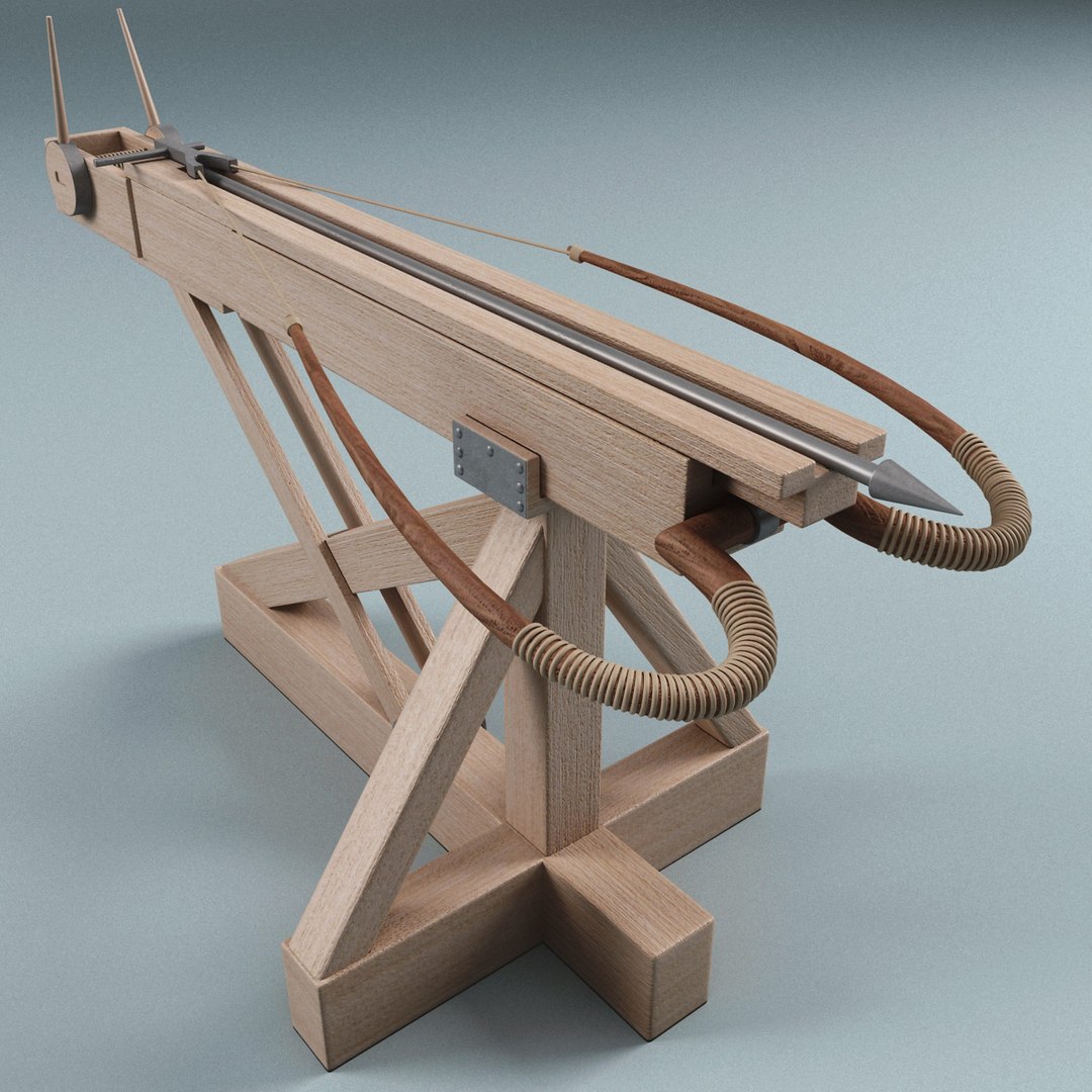 medieval ballistas 3d obj