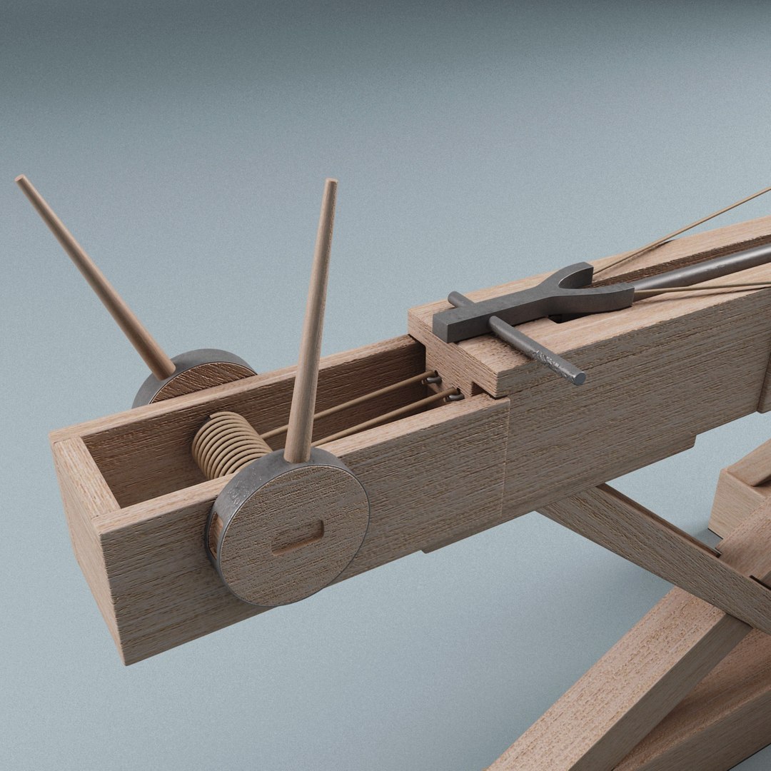 medieval ballistas 3d obj