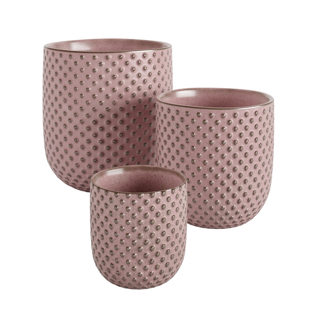 Blush Pink Dotted Vase 3D Model - TurboSquid 2288850