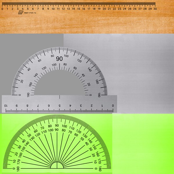 3d measuring rulers model