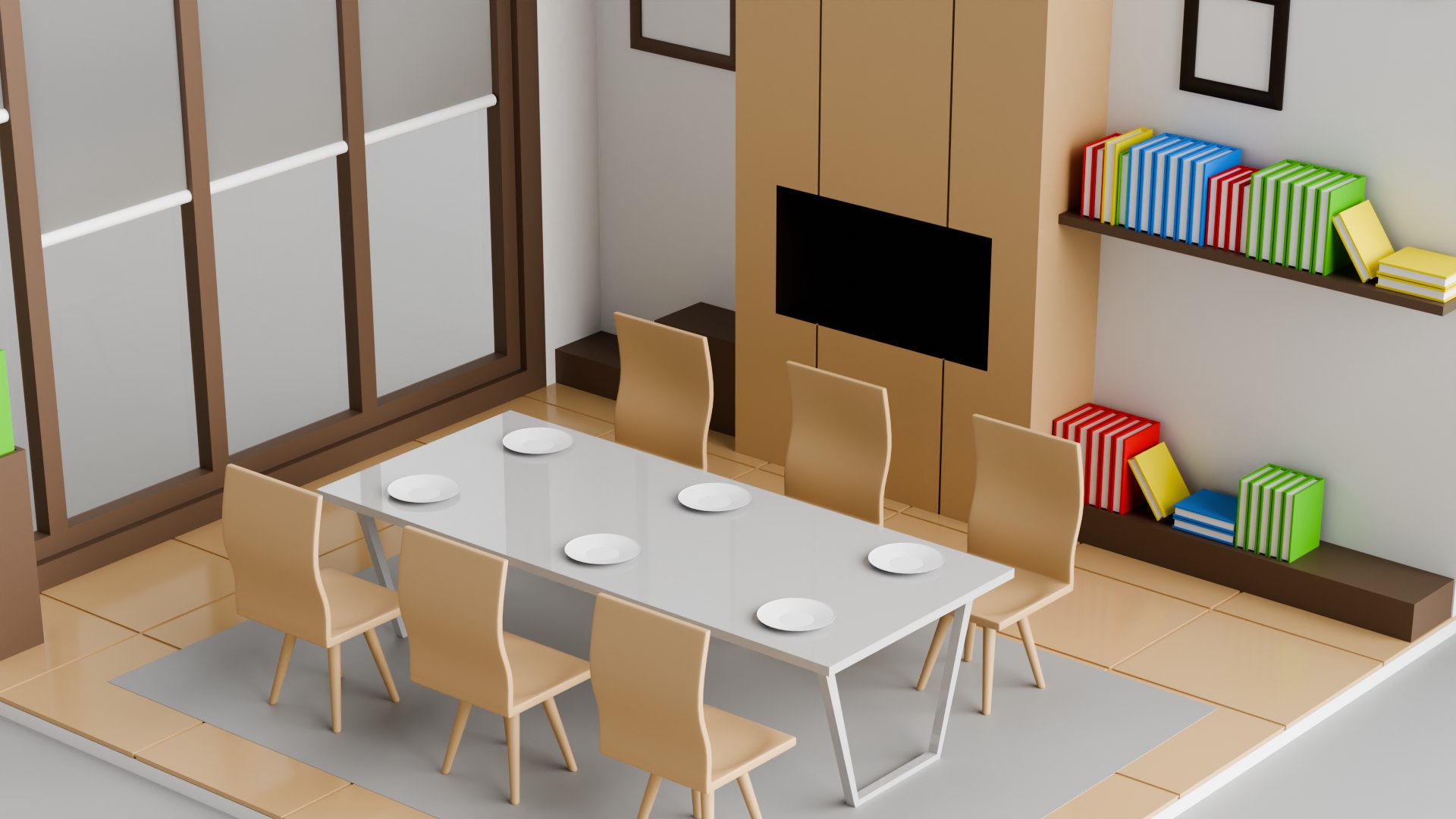 Free 3D Modern Home Interior 3D Model Pack - TurboSquid 2414242