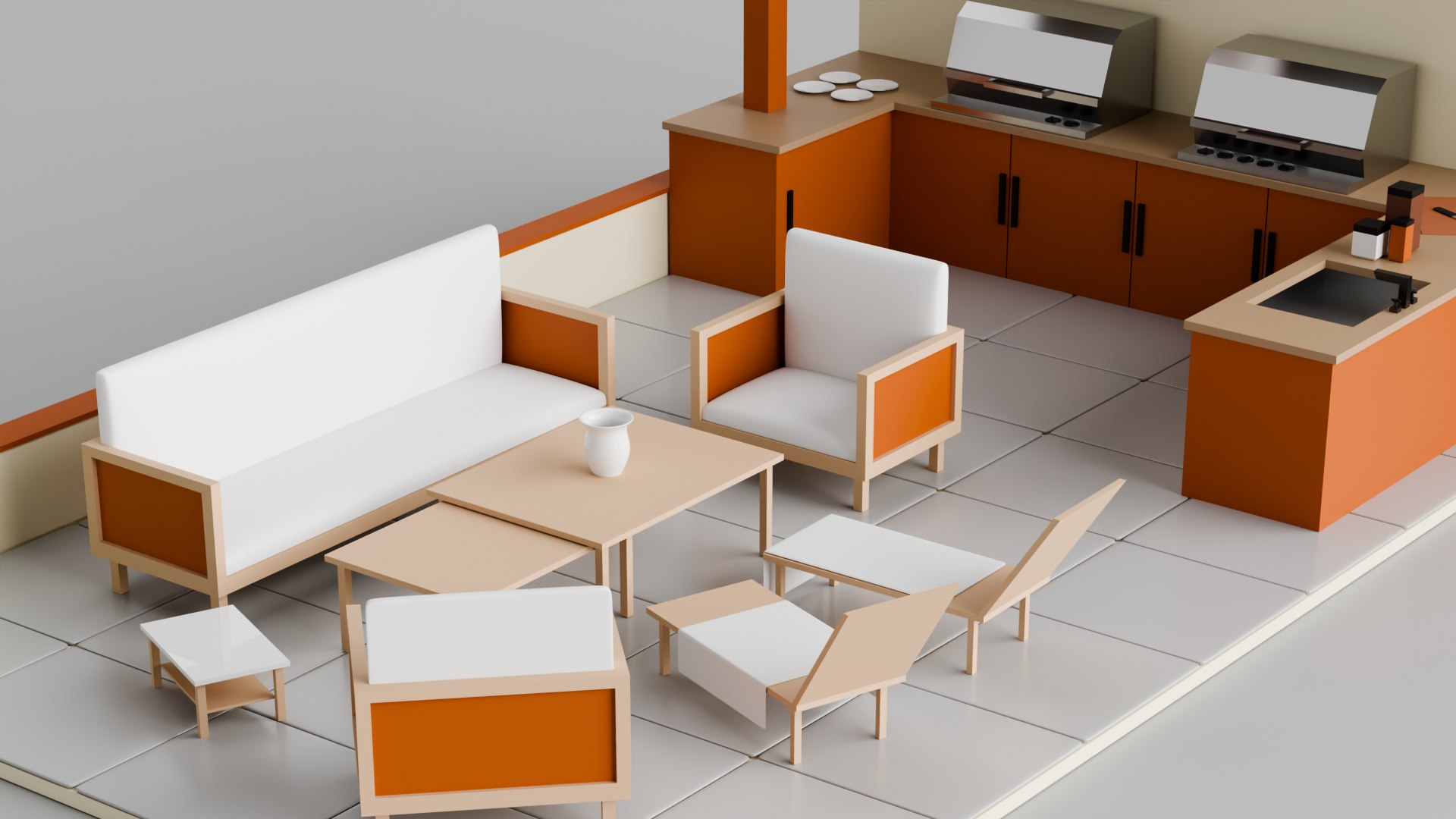Free 3D Modern Home Interior 3D Model Pack - TurboSquid 2414242