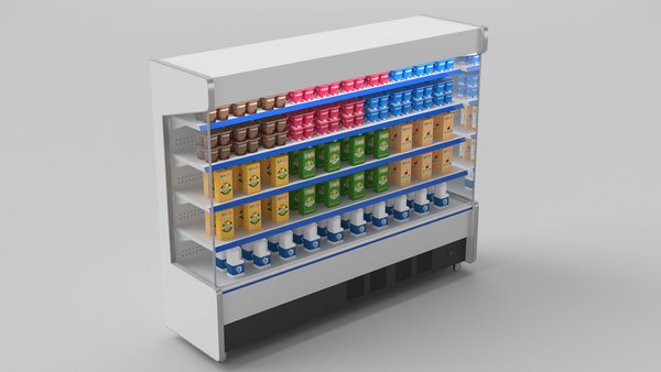 Open display cooler 3D model - TurboSquid 1656678