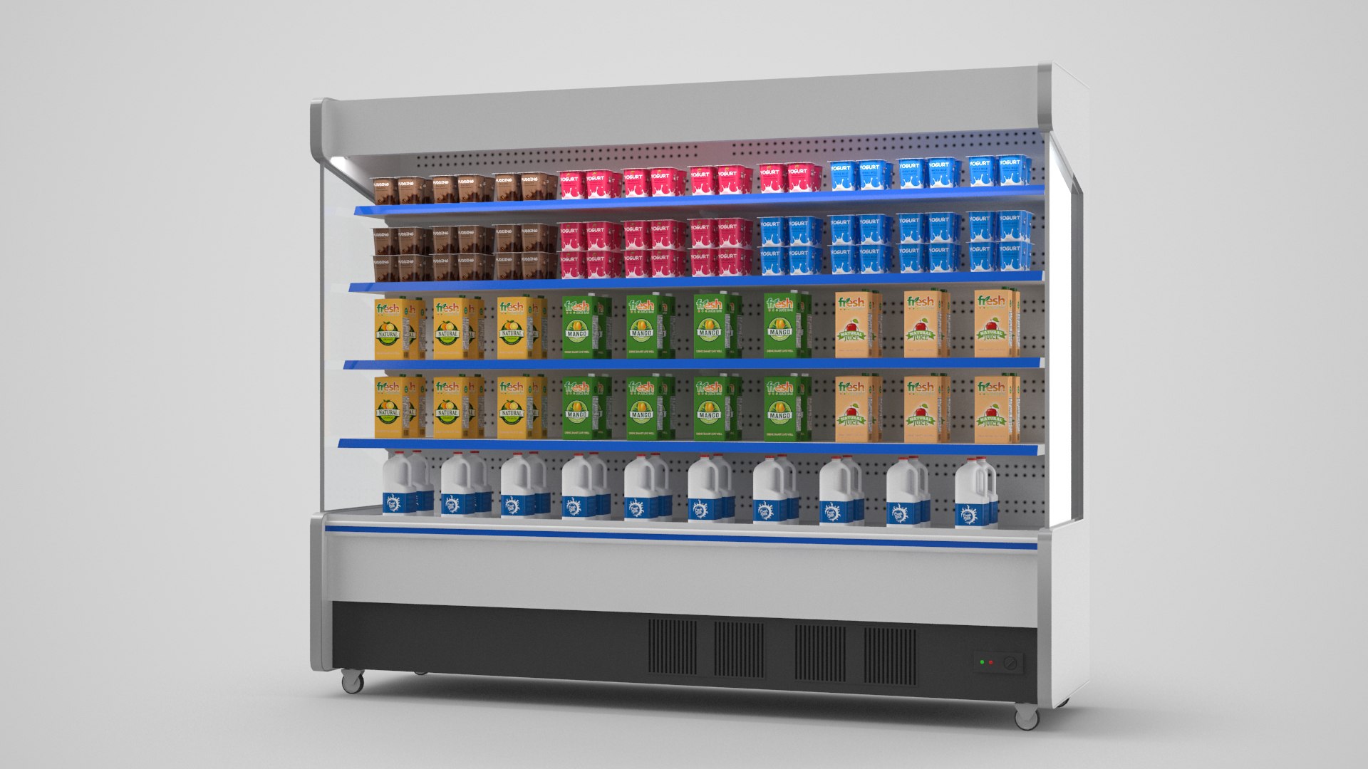 Open Display Cooler 3D Model - TurboSquid 1656678