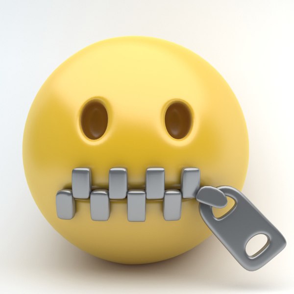 modelo 3d EMOJI cierra la boca - TurboSquid 1118451