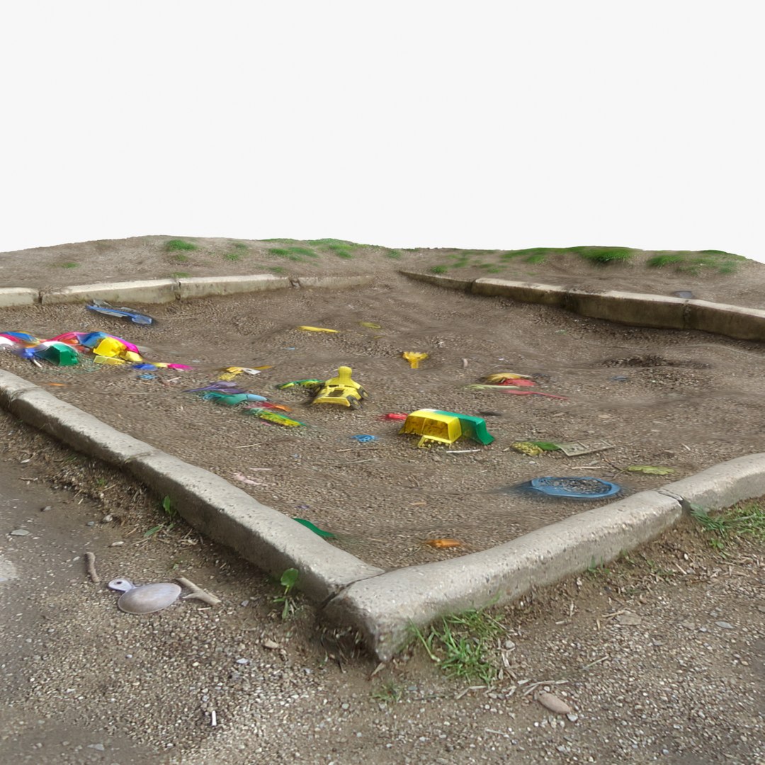 old sandpit - 3d 3ds