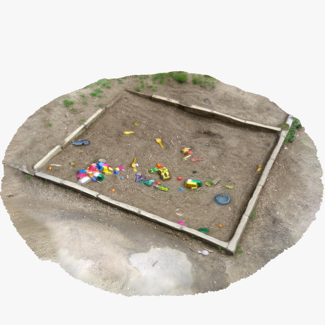 old sandpit - 3d 3ds