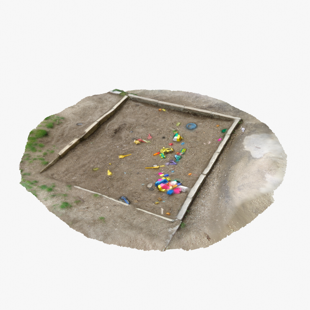 old sandpit - 3d 3ds