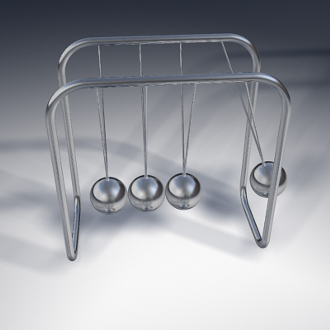 3d Loop Newtons Cradle Pendulum Model