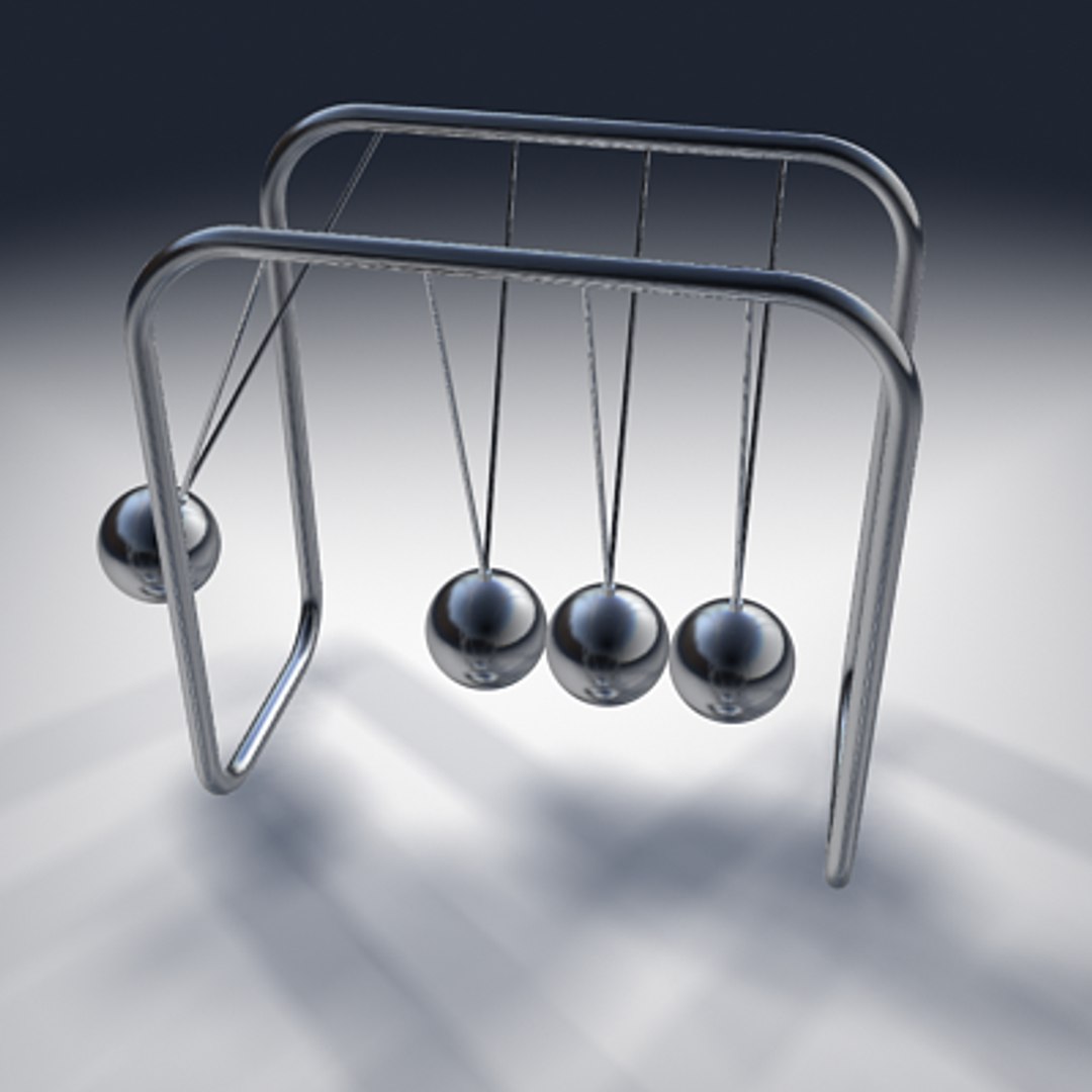 3d Loop Newtons Cradle Pendulum Model