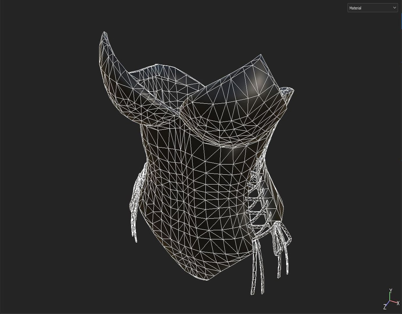 3D Model Corset - TurboSquid 2344451