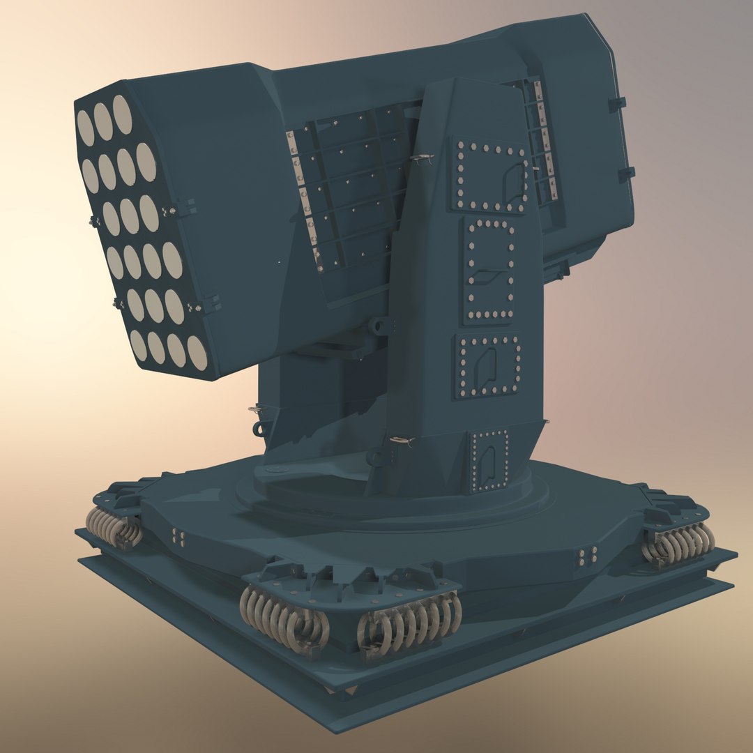 3d model missile launcher