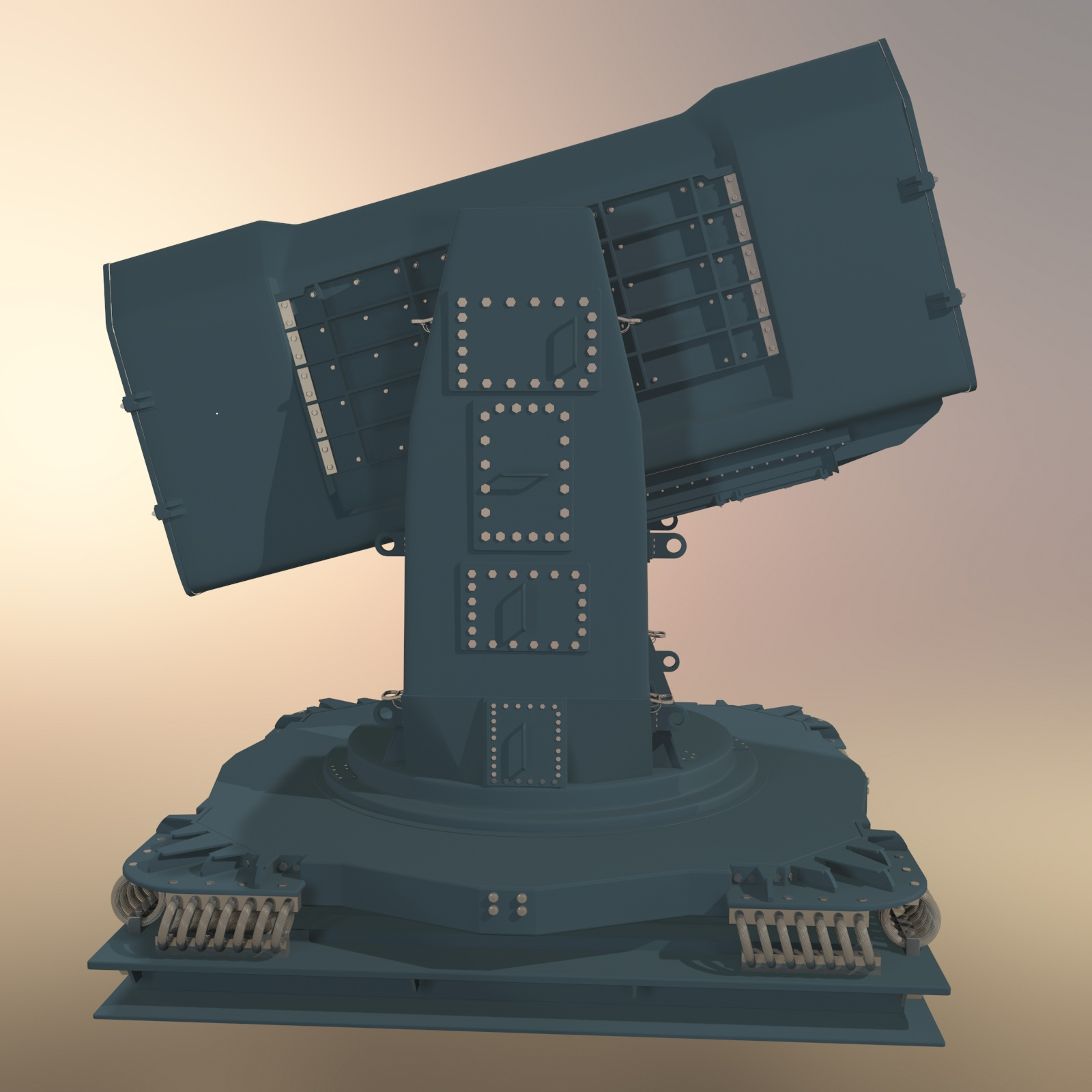 3d model missile launcher