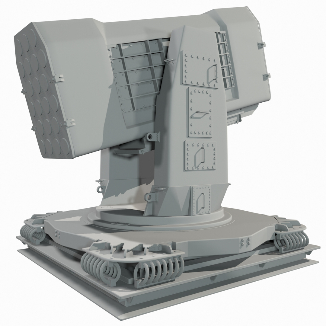 3d model missile launcher