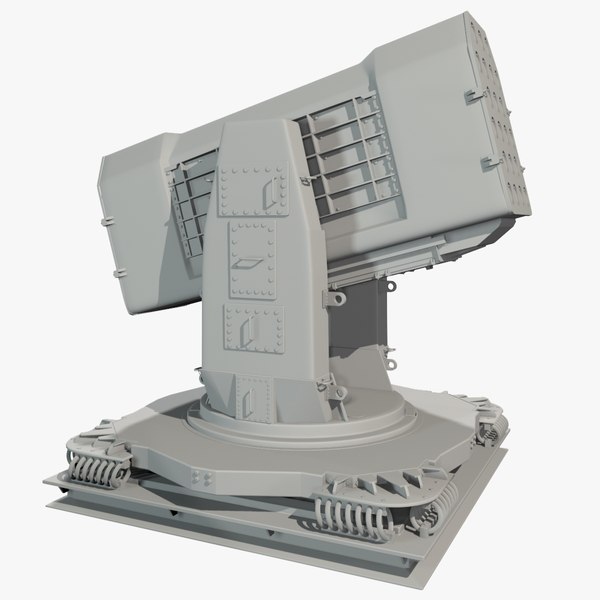 3d model missile launcher