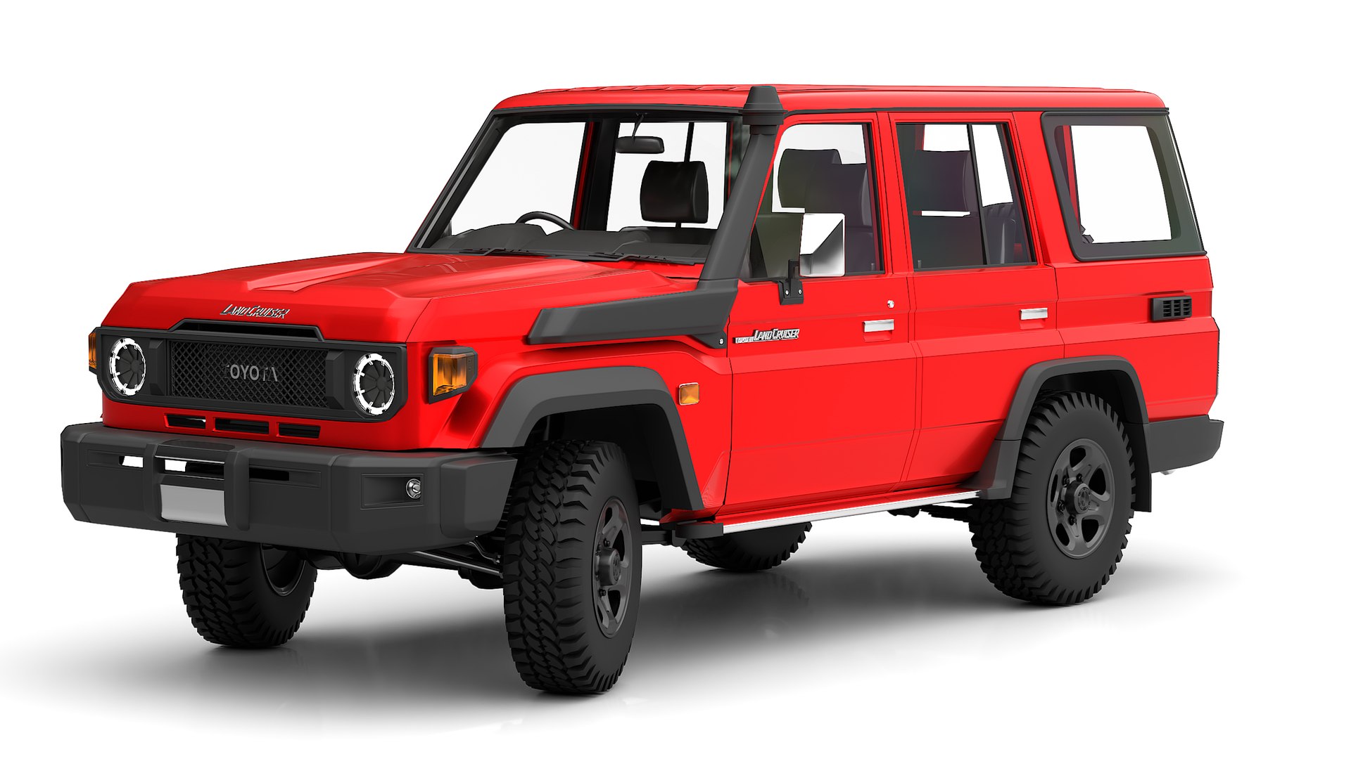 3D 2024 Toyota Land Cruiser LC76 - TurboSquid 2418416