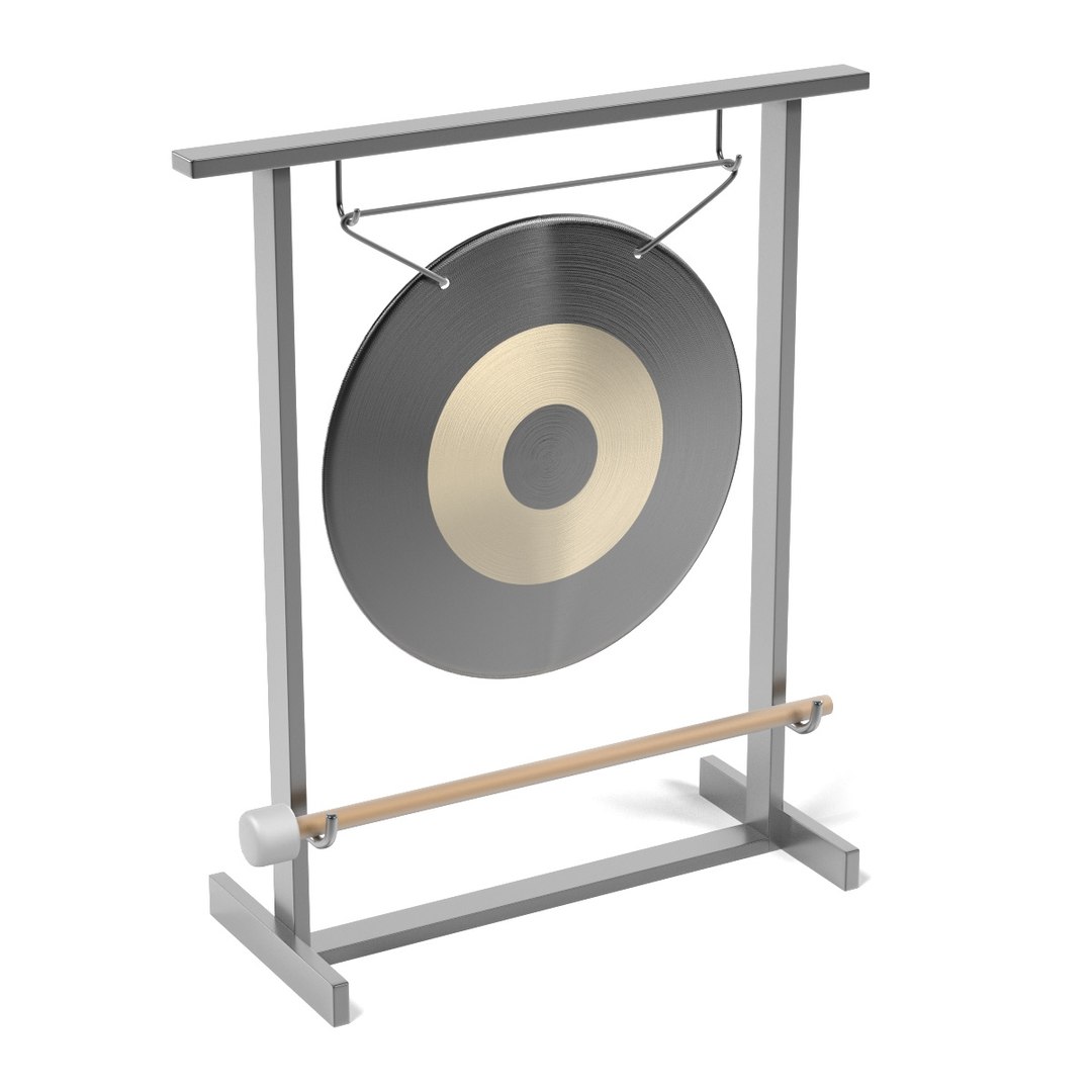 Gong Musical Instrument 3d 3ds