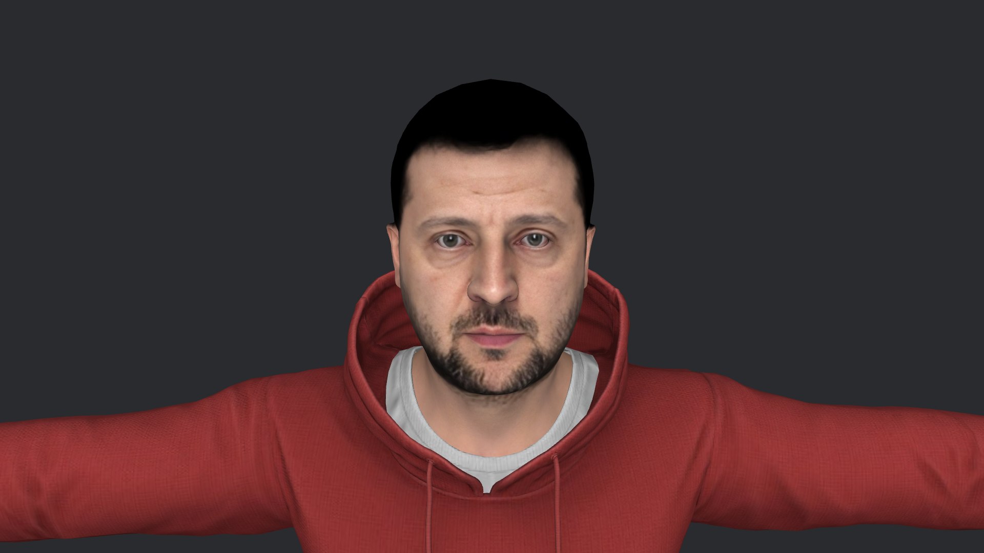 Volodymyr Zelenskyy Hyper Realistic Full Body Fully Rigged 3D Character Model - TurboSquid 2123757