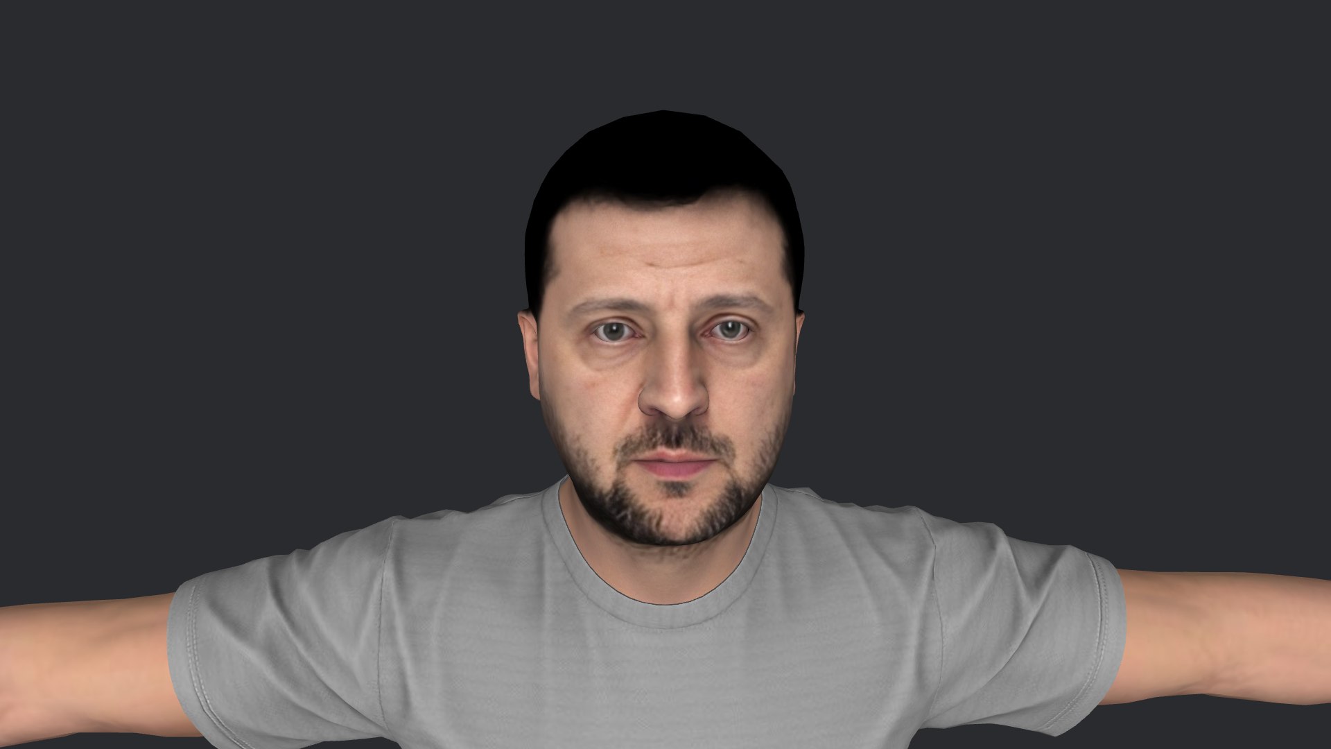 Volodymyr Zelenskyy Hyper Realistic Full Body Fully Rigged 3D Character Model - TurboSquid 2123757