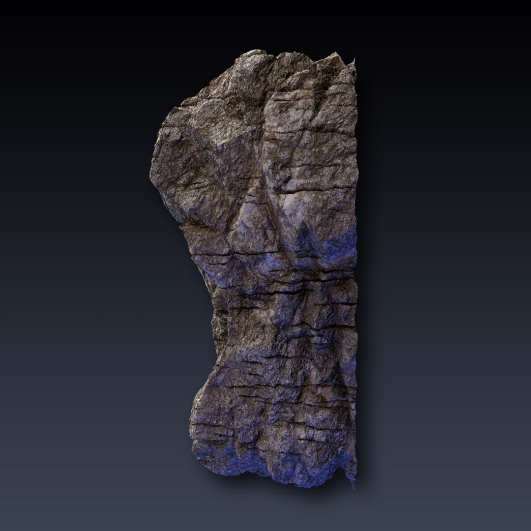Rock Blocks Faces Cliffs 3d Model