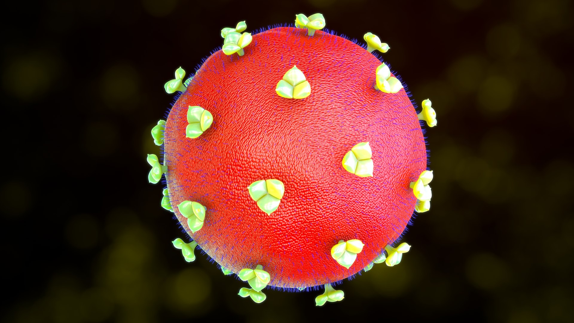 3D Model Hiv Virus - TurboSquid 2209600