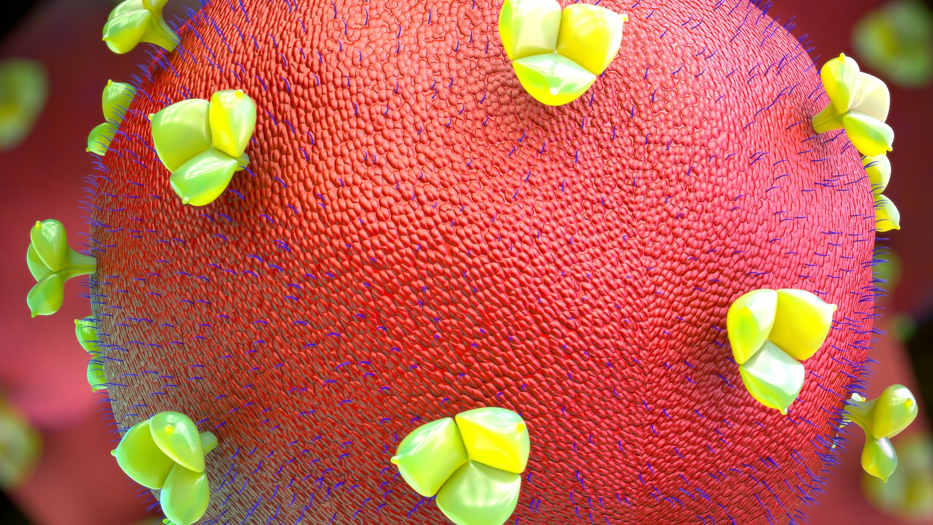 3D Model Hiv Virus - TurboSquid 2209600