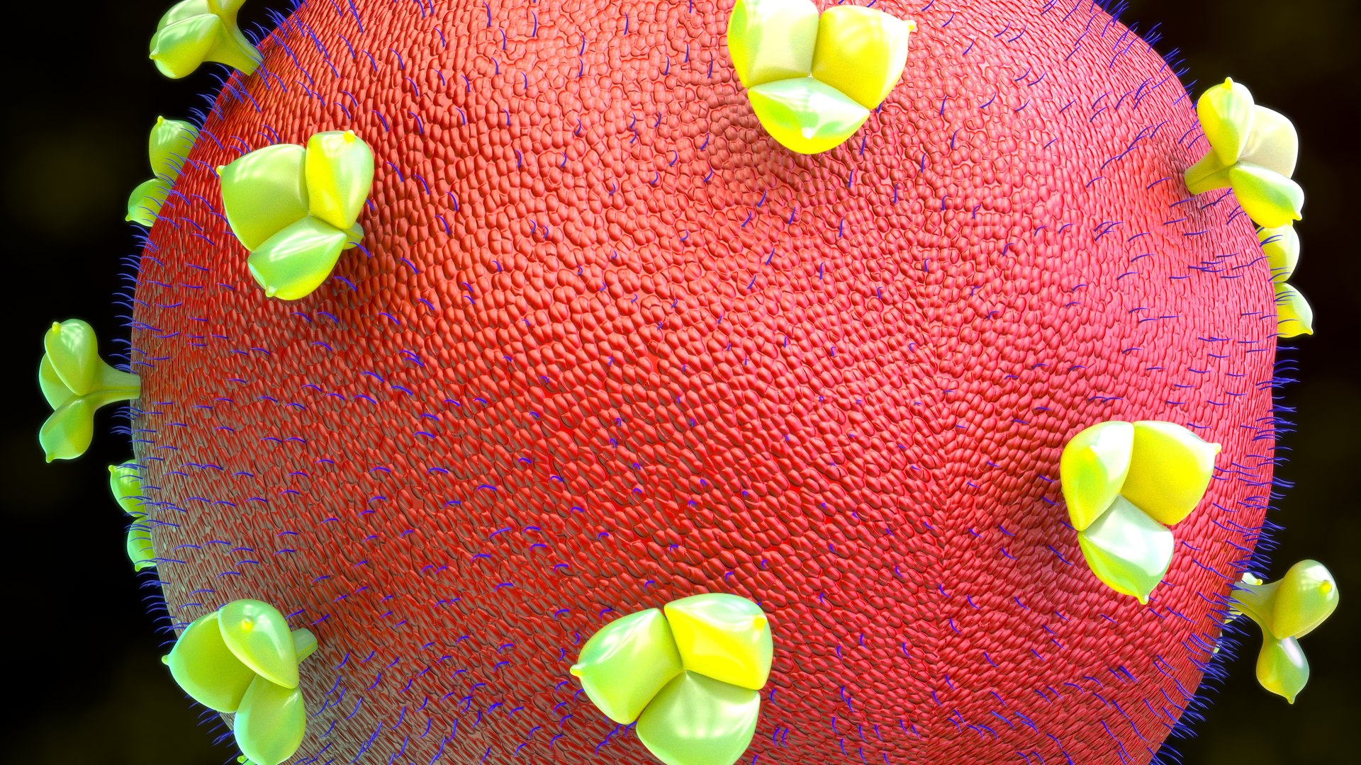 3D Model Hiv Virus - TurboSquid 2209600