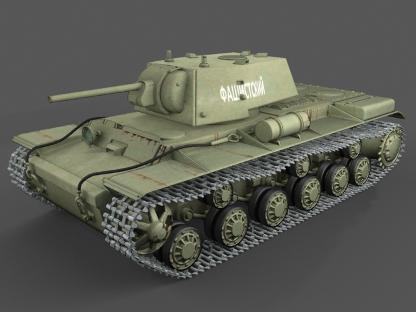 Kv-1 Klementi Vorochilov 3d Model