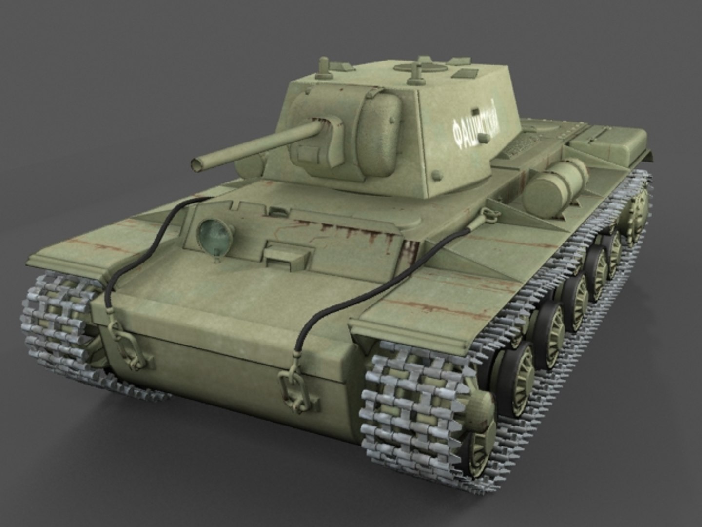 Kv-1 Klementi Vorochilov 3d Model