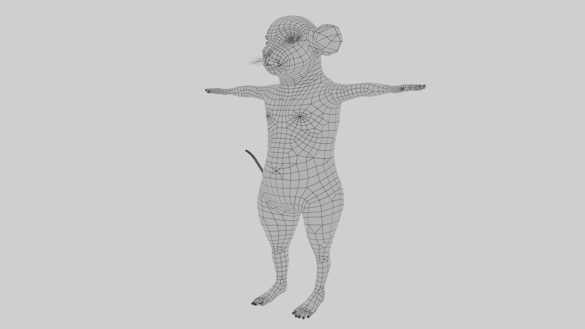 Cartoon Mouse - Rat Human Rigged Character 3D - TurboSquid 1854088