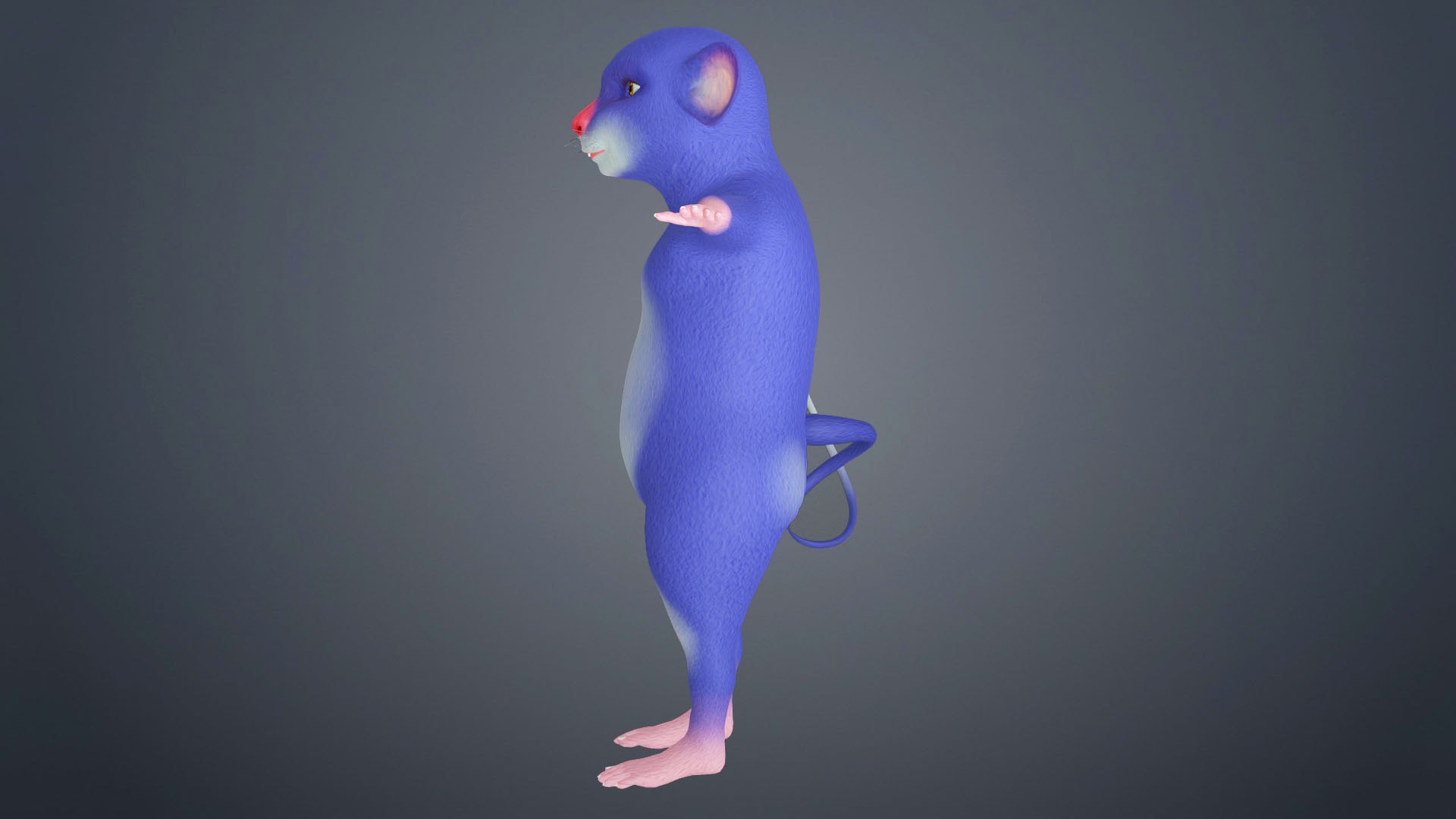 Cartoon Mouse - Rat Human Rigged Character 3D - TurboSquid 1854088