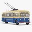 Soviet Trolleybus Mtb 82 3d Model