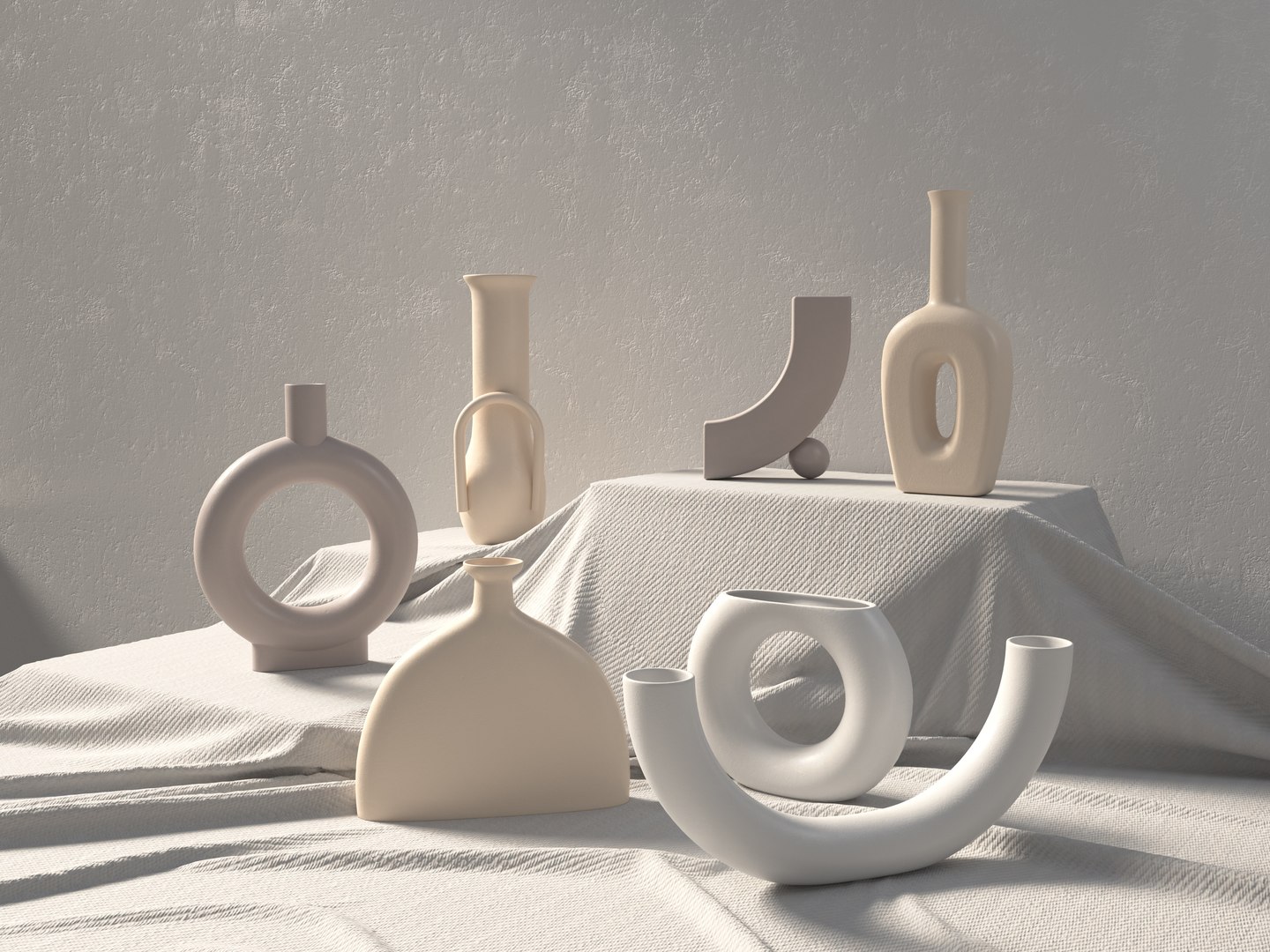 Morandi Vases Collection Set 3D Model - TurboSquid 2025511