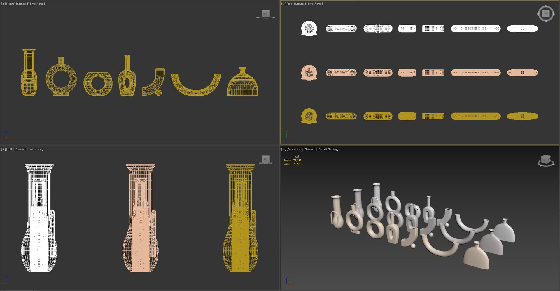 Morandi Vases Collection Set 3D Model - TurboSquid 2025511