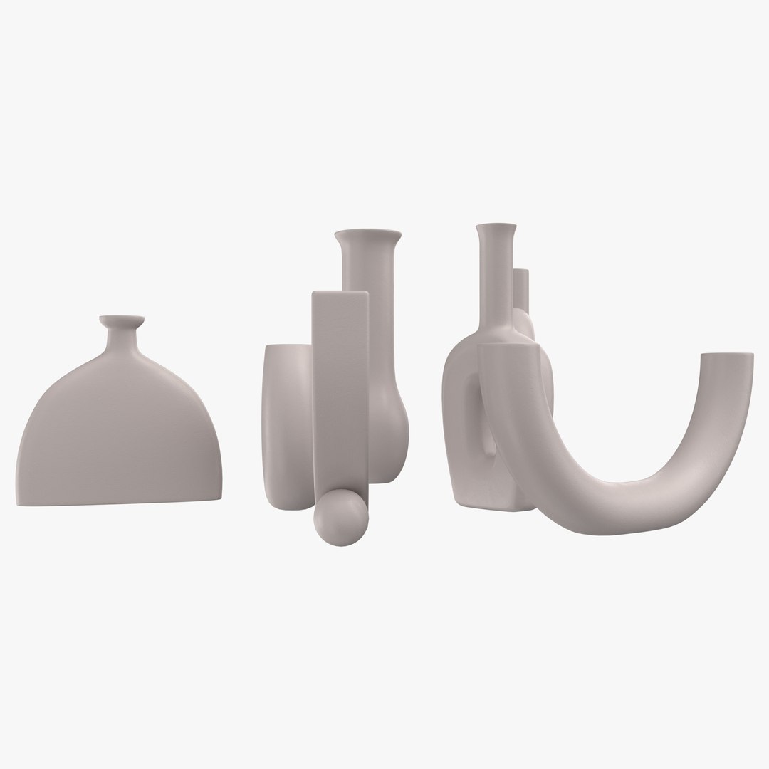 Morandi Vases Collection Set 3D Model - TurboSquid 2025511