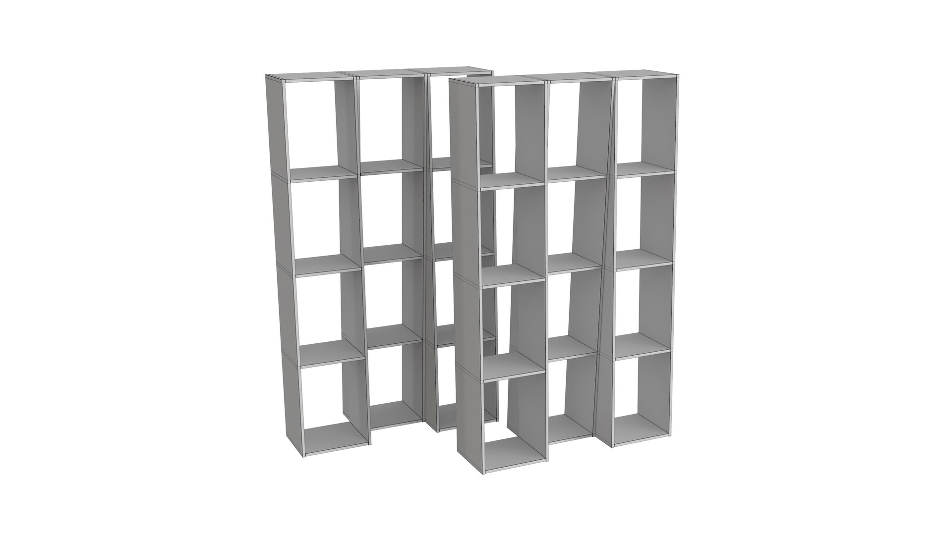 Endless Shelf Unit 3D - TurboSquid 1942612