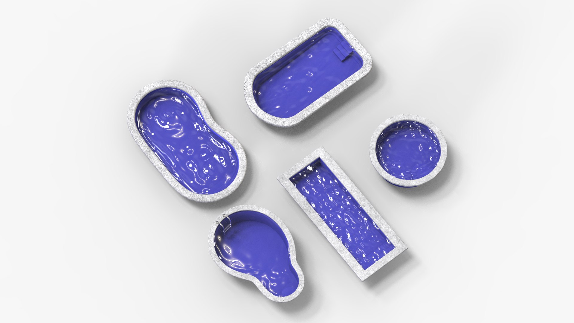 3D Swimming Pools Collection Model - TurboSquid 2037392