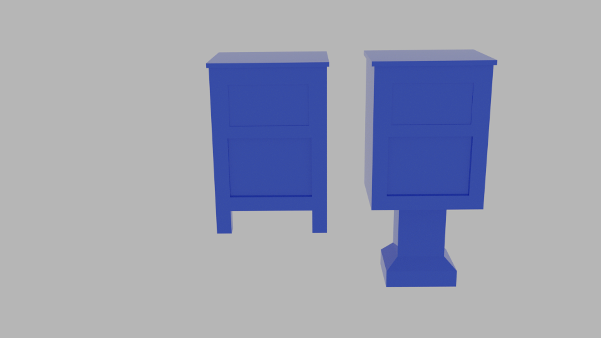 free post box 3d model