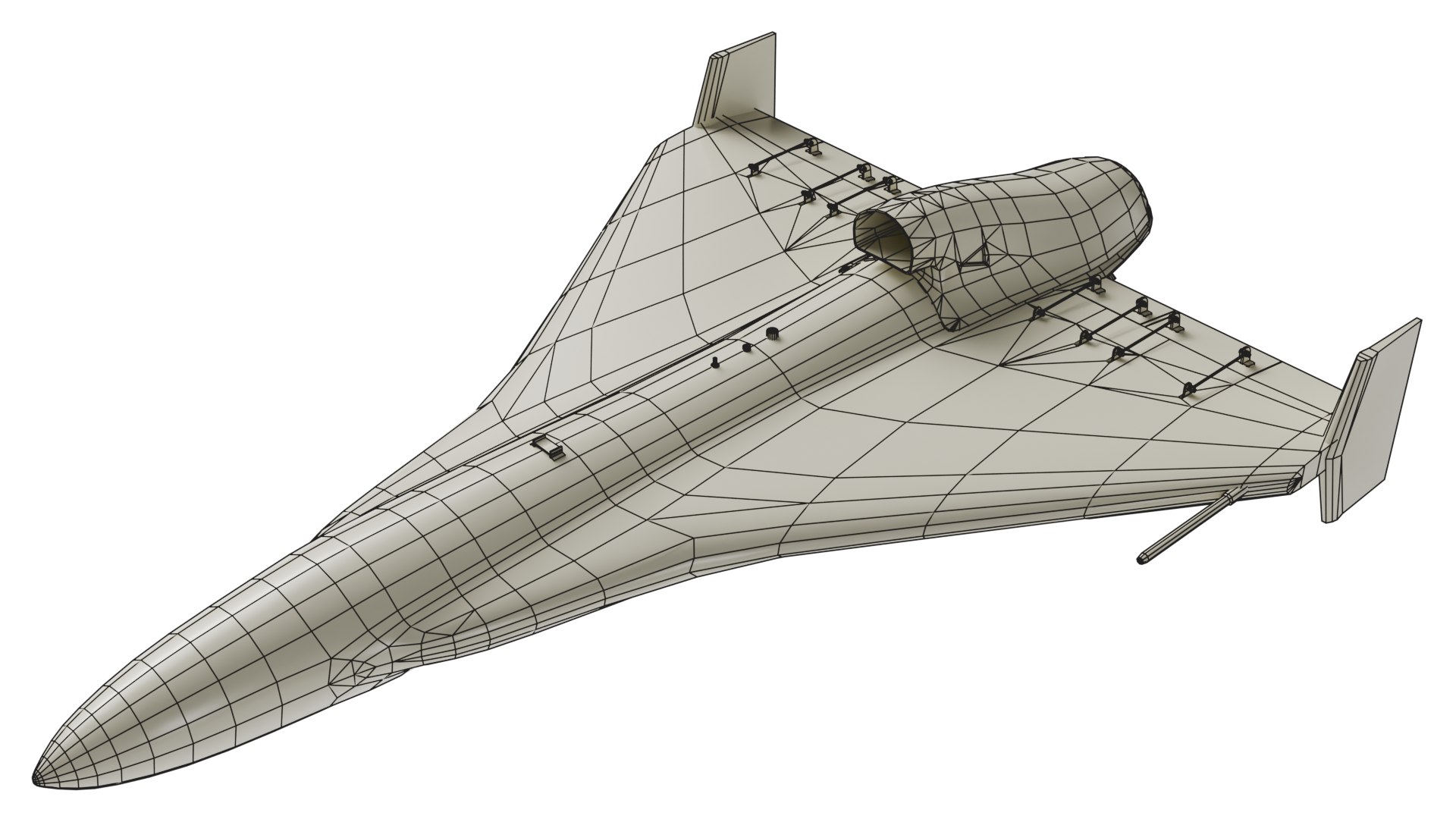 Drone Shahed-238 With Jet Engine 3D Model - TurboSquid 2202887