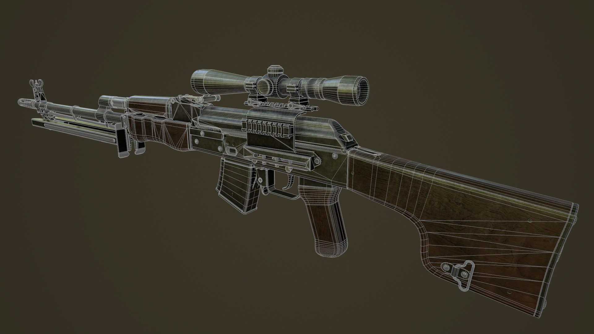 Vepr-3v Vpo-134 3d Max