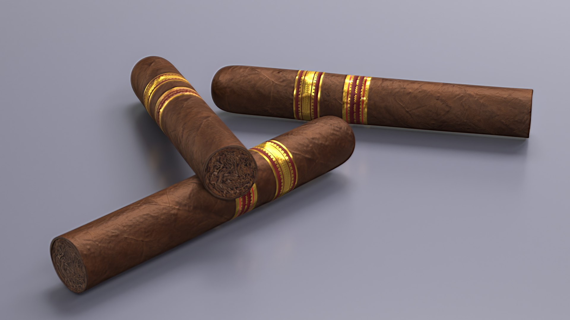 3D Model Churchill Cigar - TurboSquid 2235480