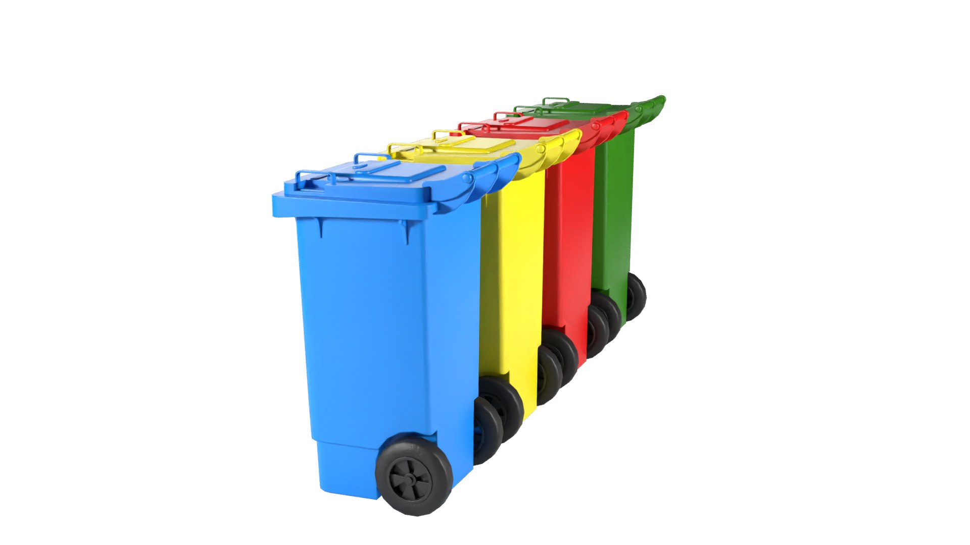 3D model Plastic Recycle Bin - TurboSquid 1788675