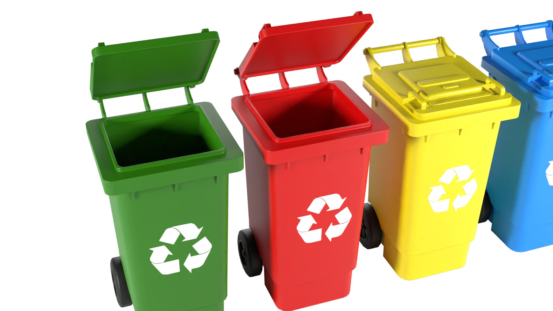 3D model Plastic Recycle Bin - TurboSquid 1788675