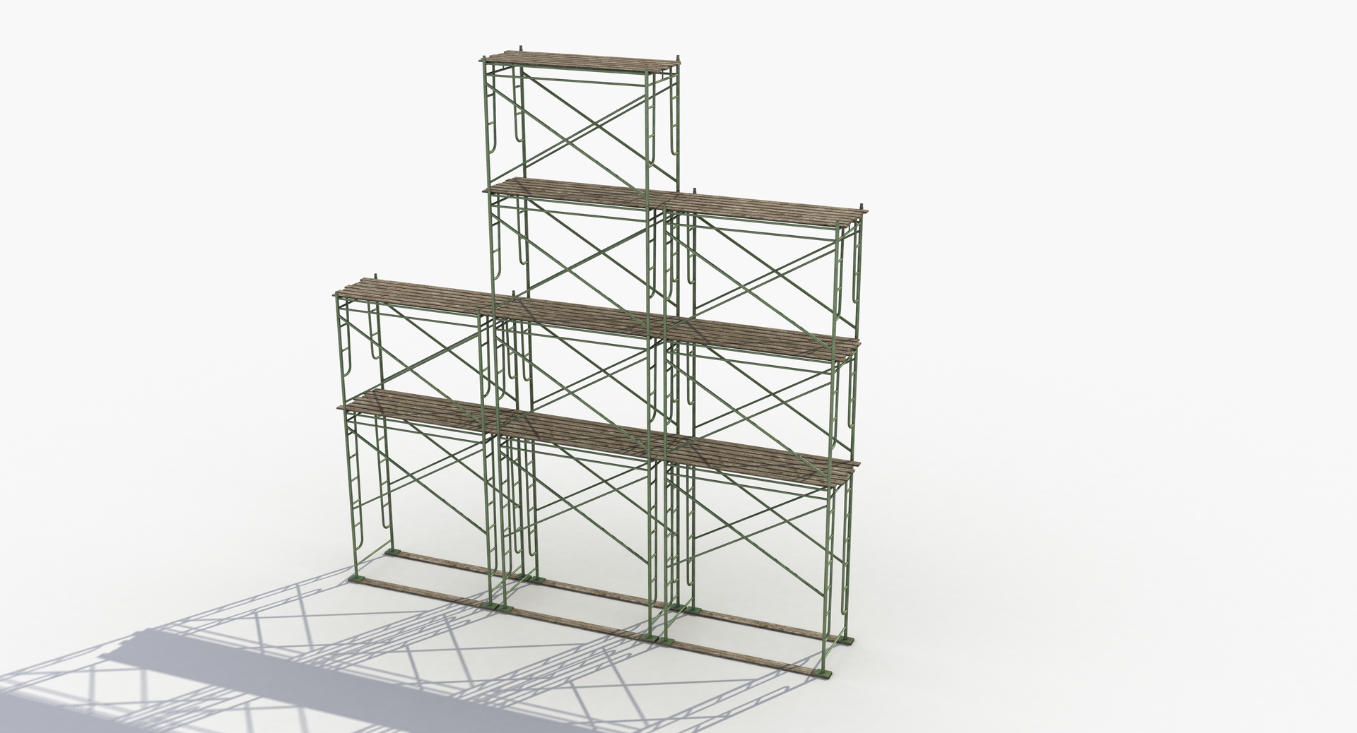Old scaffolding model - TurboSquid 1655311